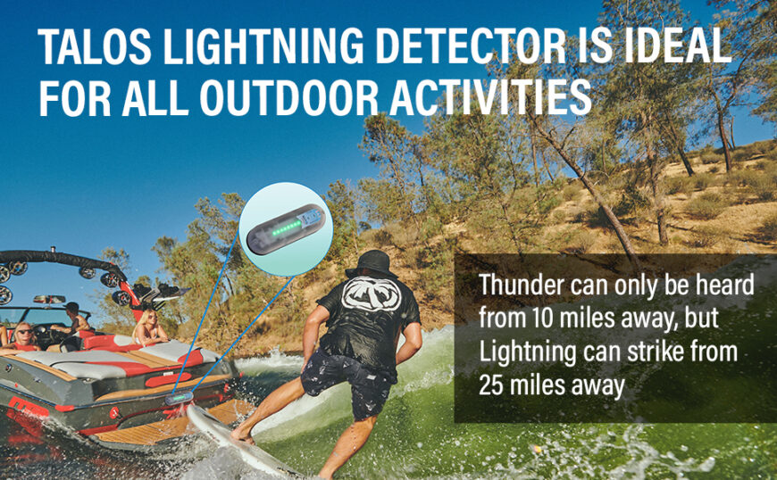 Talos Rugged Drop-Proof Lightning Strike Alert Detector (Waterproof ...