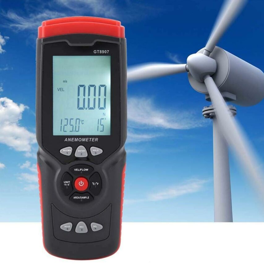 Digital Flow Anemometer-Thermohygrometer USB (GT8907)