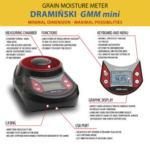 Draminski Mini Professional Quality Grain Moisture Meter • SA Weather Shop
