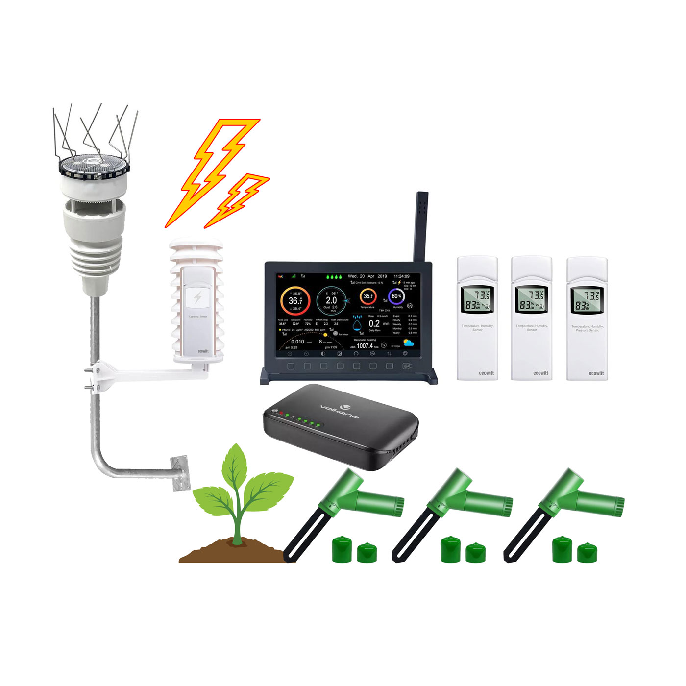 Weather Hub Ultrasonic Professional WiFi Weather Station